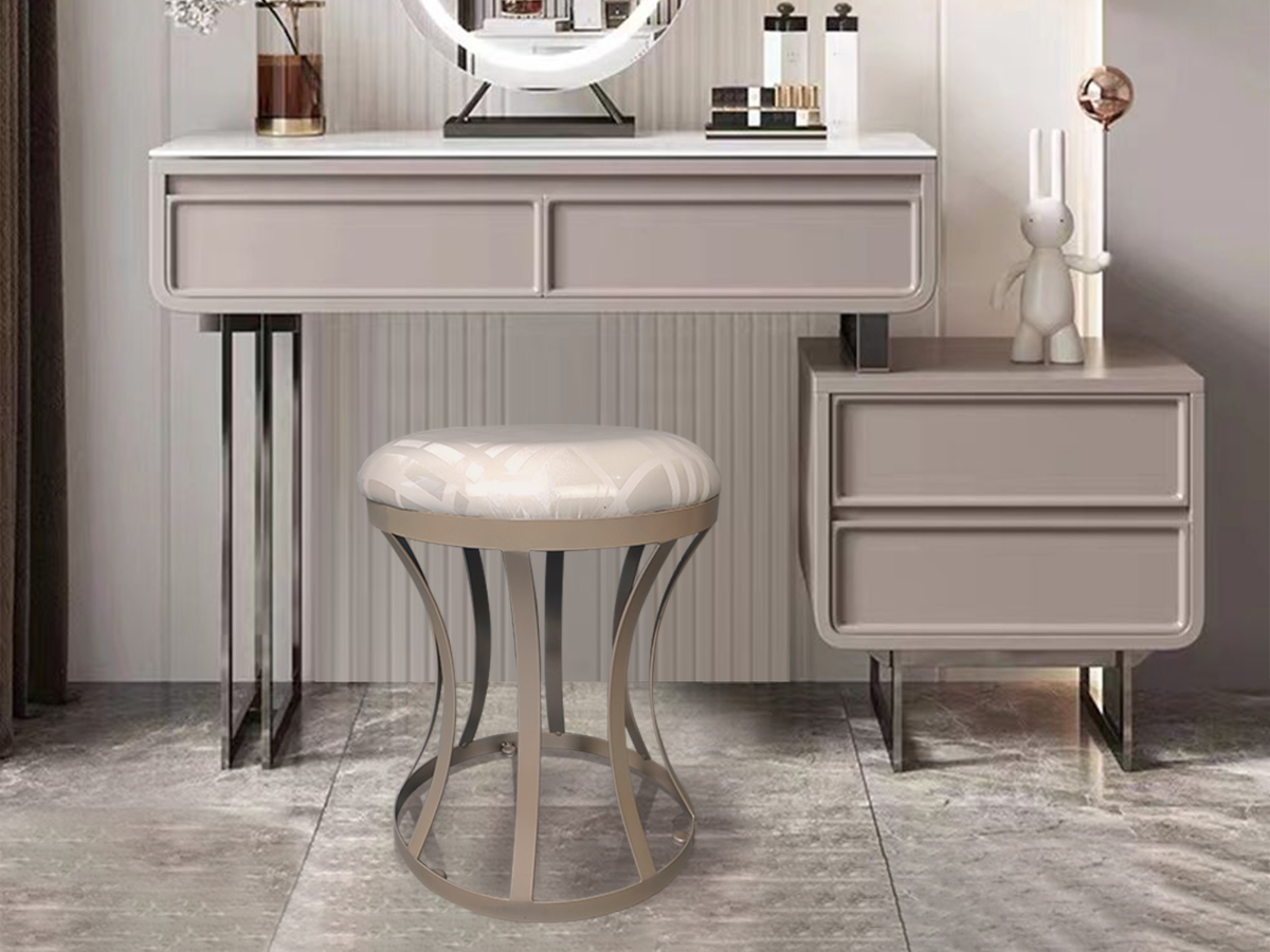 Champagne Gold Stool