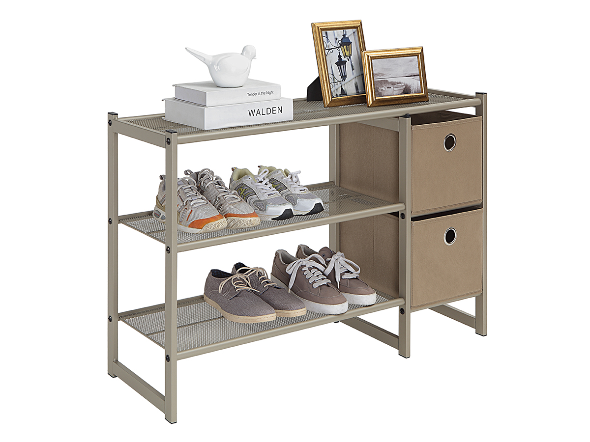 Classic Luxury Heavy Duty Stackable Mesh Storage Rack