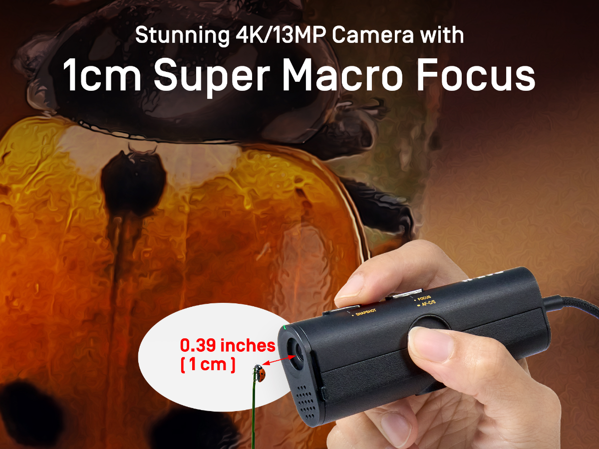 IPEVO P2V ULTRA 4K/13MP Object Camera with Camera Clip