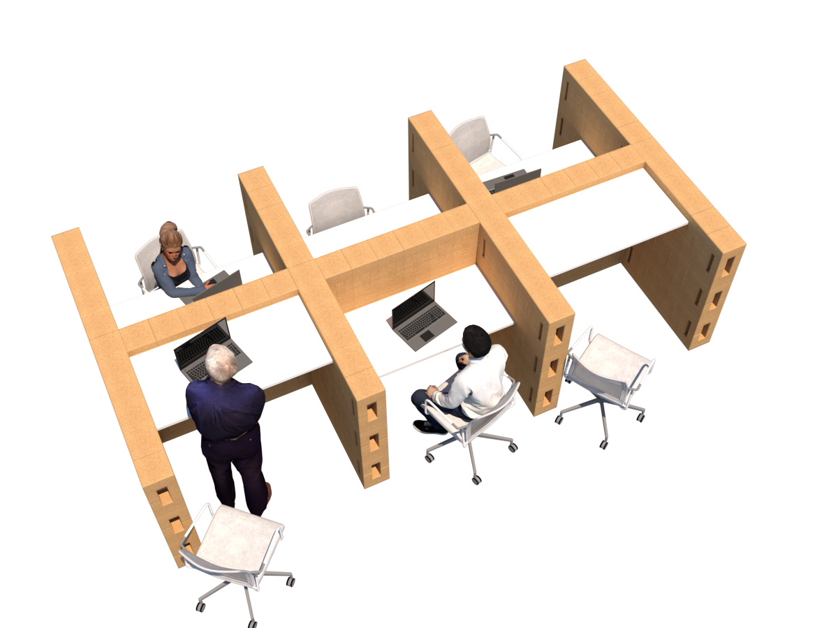 CORKBRICK Florida Working Pods