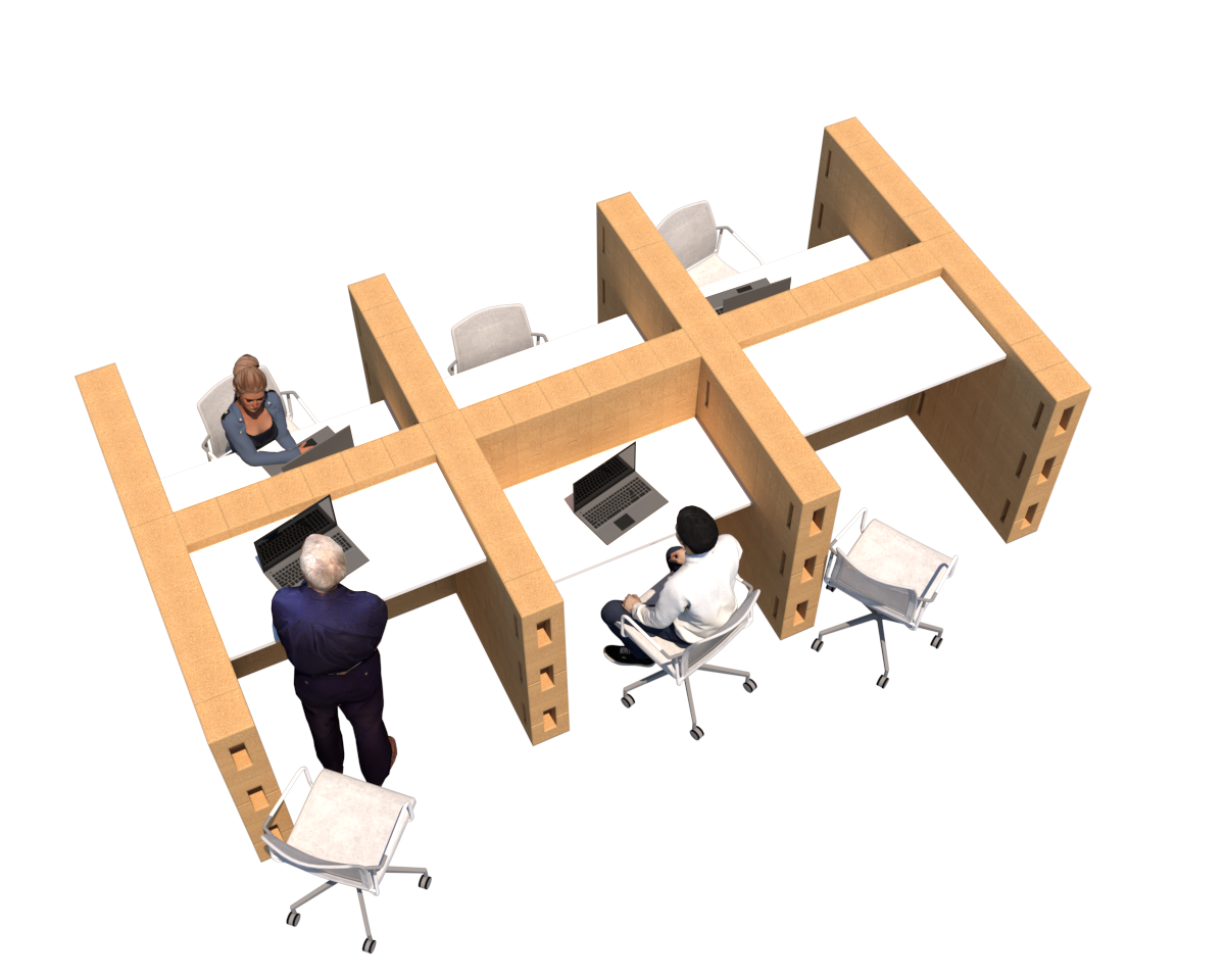 CORKBRICK Florida Working Pods