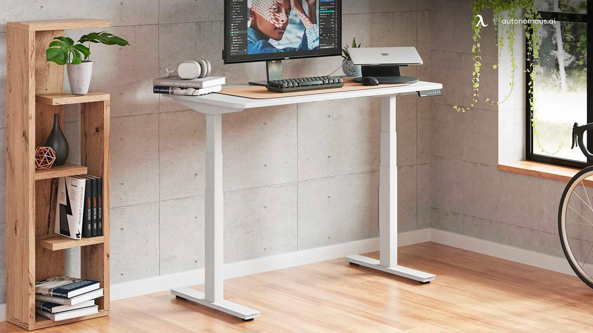 White Standing Desks for Clean & Minimal Workspaces