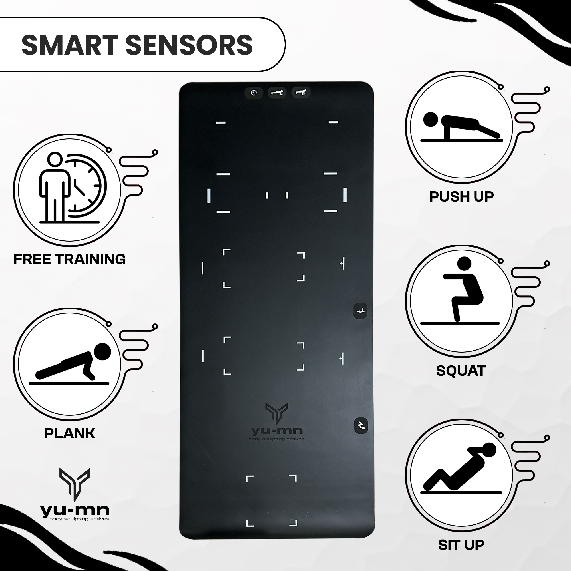 YU-MN SMART YOGA/FITNESS MAT