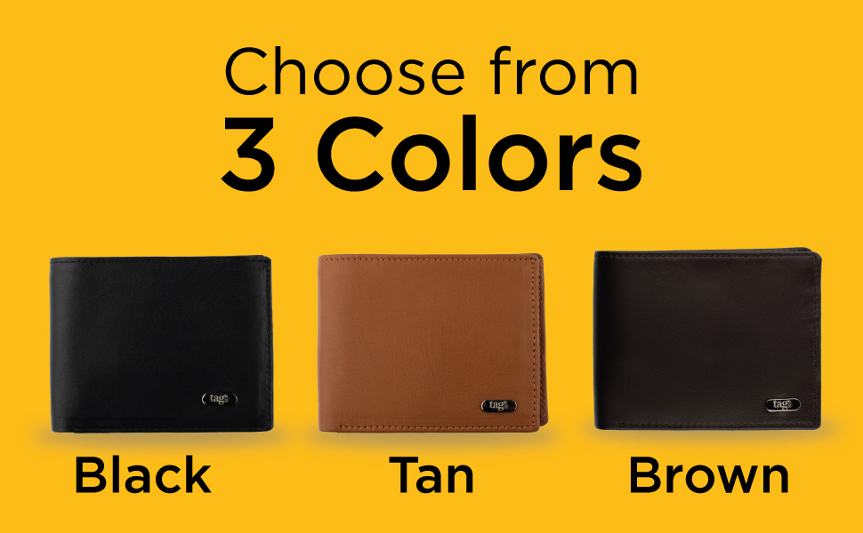 RFID Blocking Mens Leather Wallet