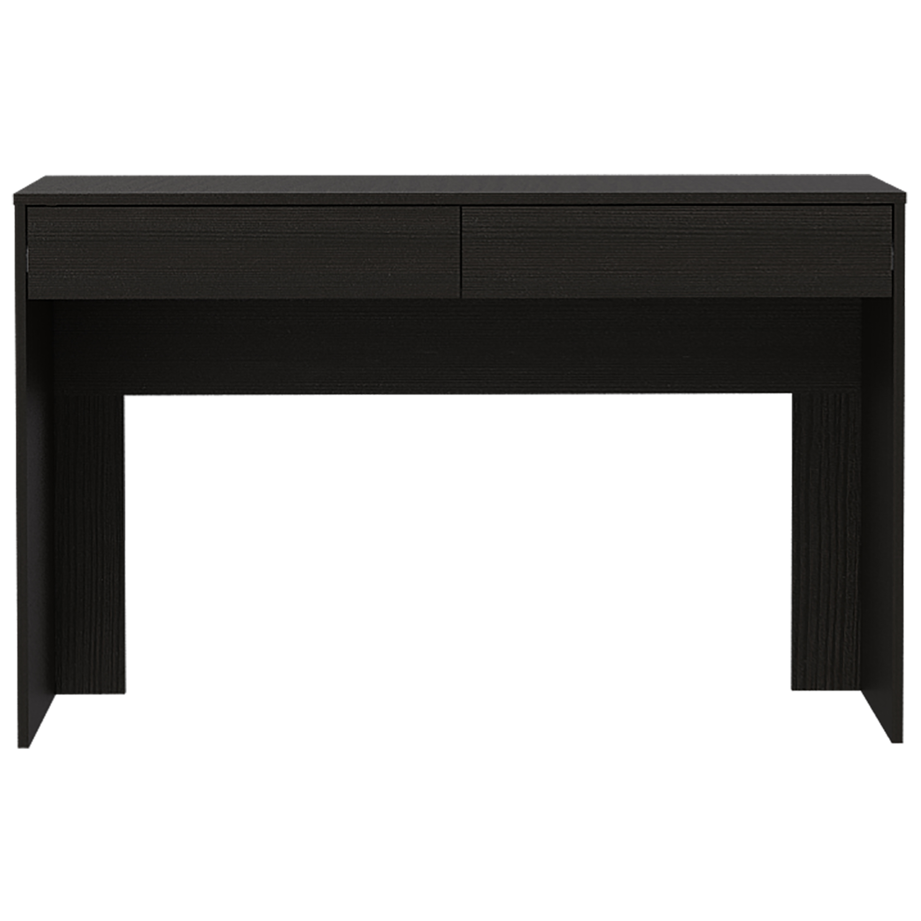 DEPOT E-SHOP Acanto 1 Drawer Writing Computer Desk, Black -Office
