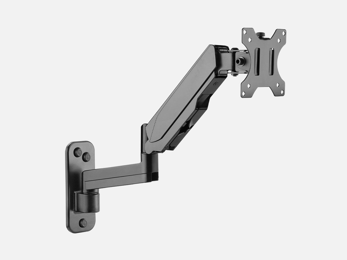 Mount-It! Height Adjustable Single Monitor Wall Mount