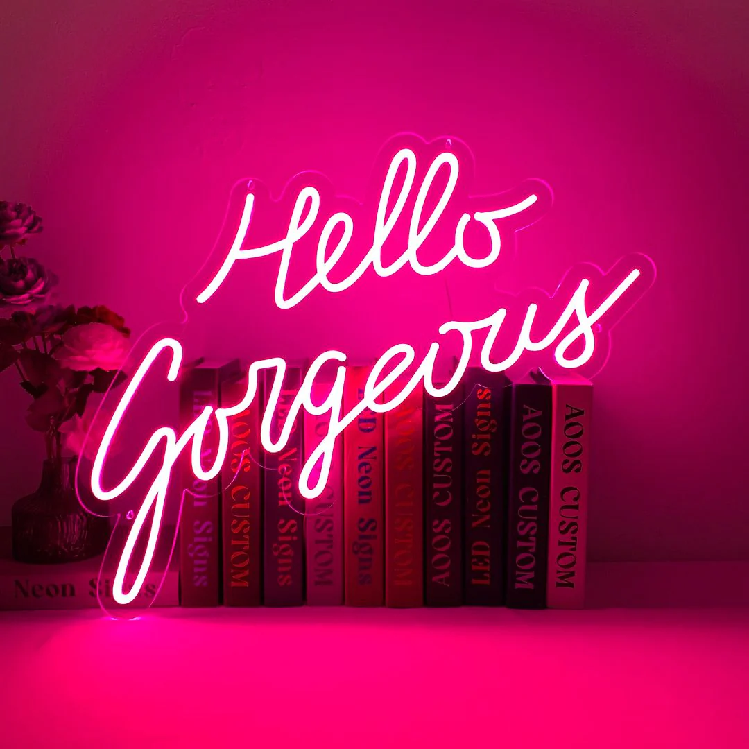 Hello Gorgeous Neon Sign