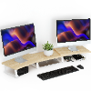 Aothia Large Monitor Stand Riser with Adjustable Length and Angle