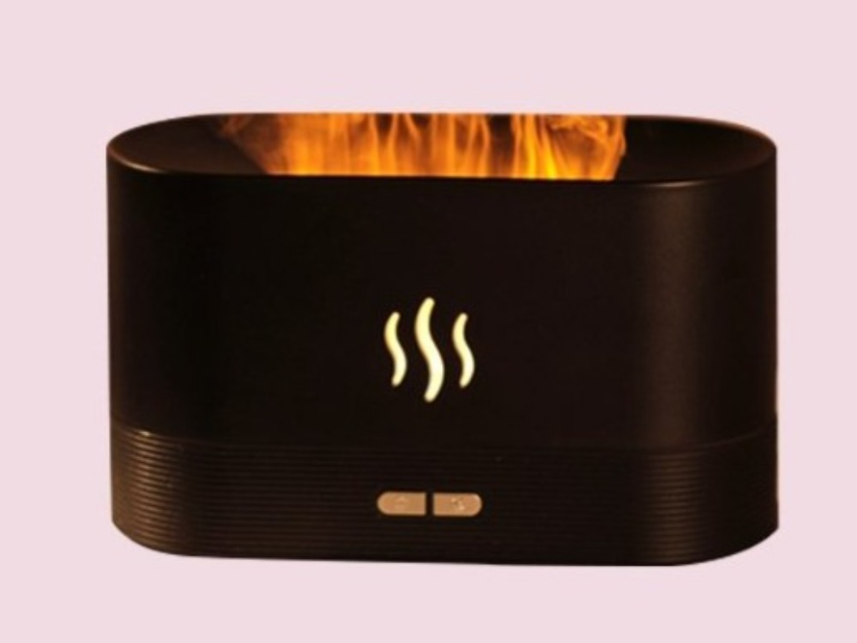 Fireplace Humidifier Lamp with Flame Effect | Multitasky