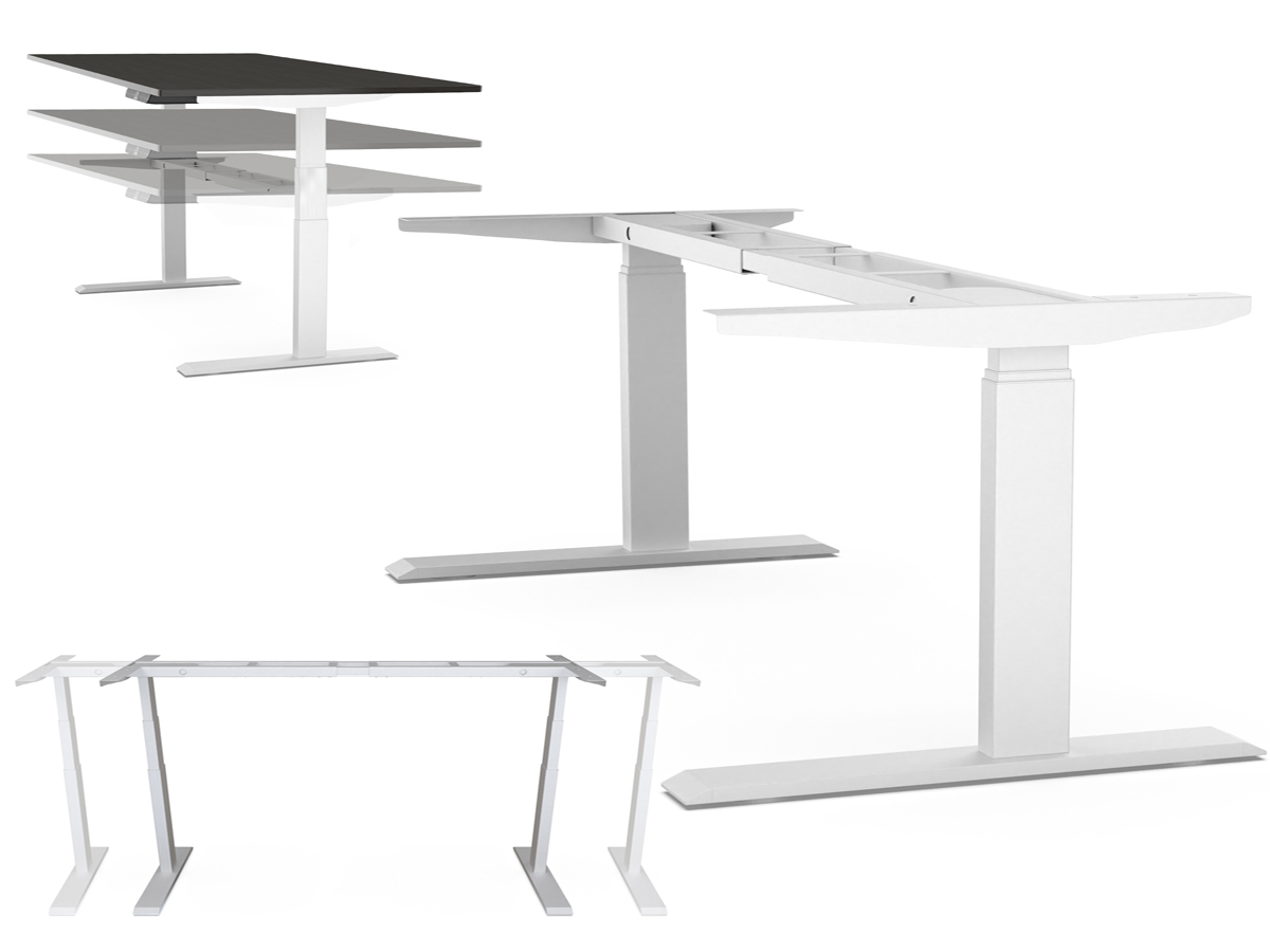 Rise Up Standing Desk Legs – Dual Motor Standing Desk Frame