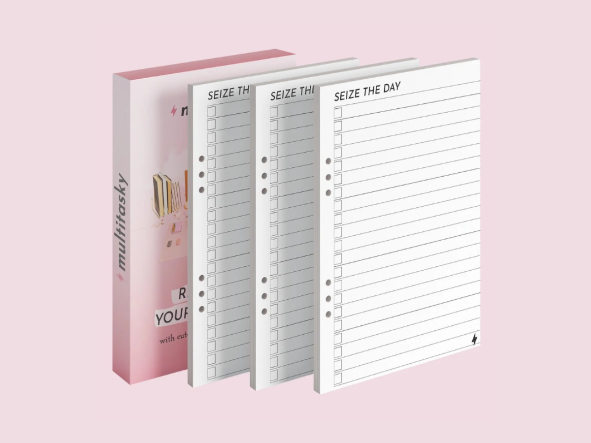 A5 Notebook Paper Refill 3-Pack