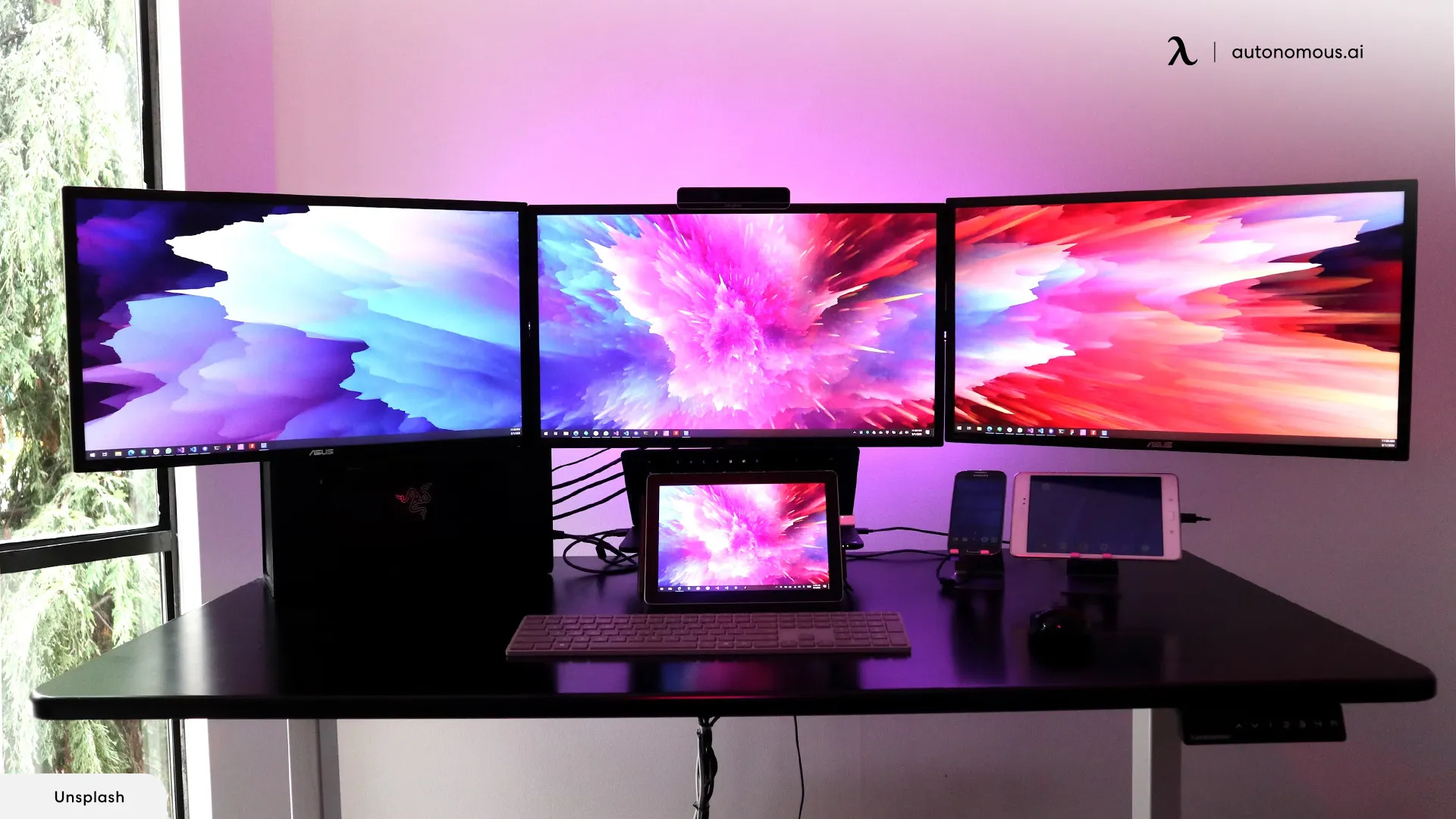 7 Triple Monitor Setup Ideas 7 Triple Monitor Setup Ideas