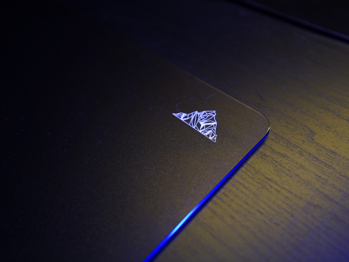 Glaceon Etched Glass Mouse Pad -For High-End Gaming & Design