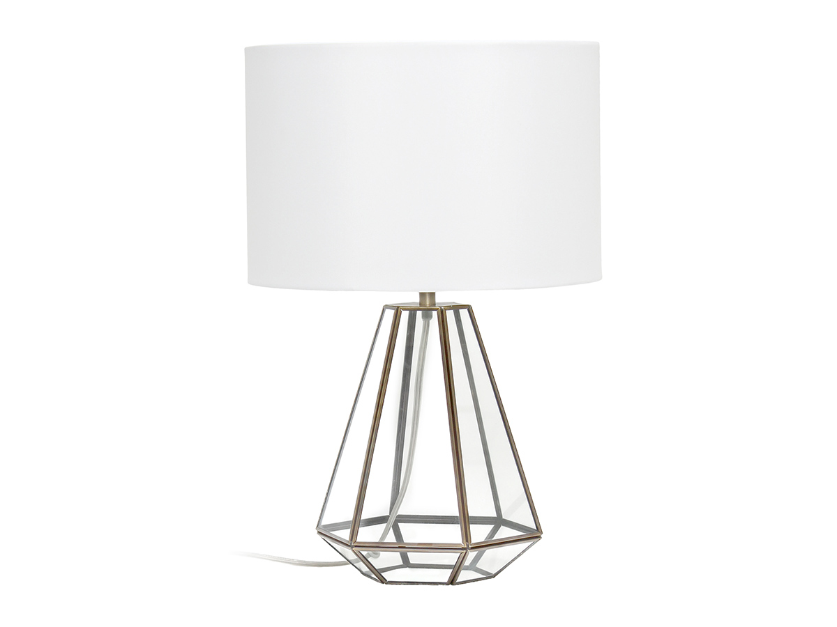 Transparent Triagonal Table Lamp