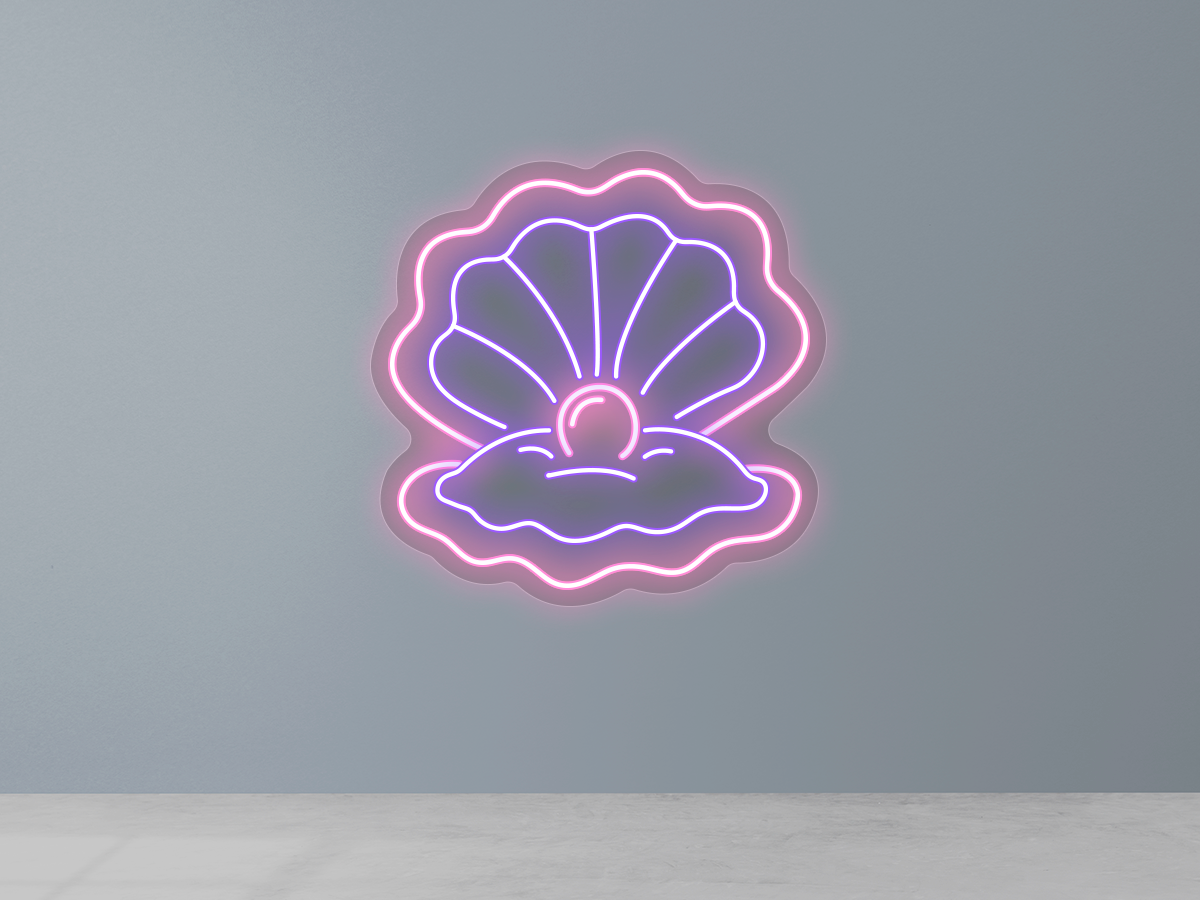 Sea Shell Multicolor Neon Sign | CRAZY NEON®