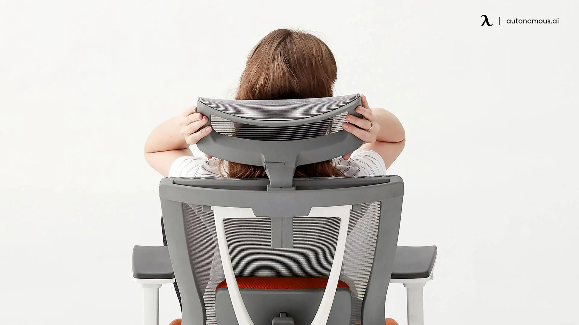 Red Office Chair Autonomous Ergonomic Chair