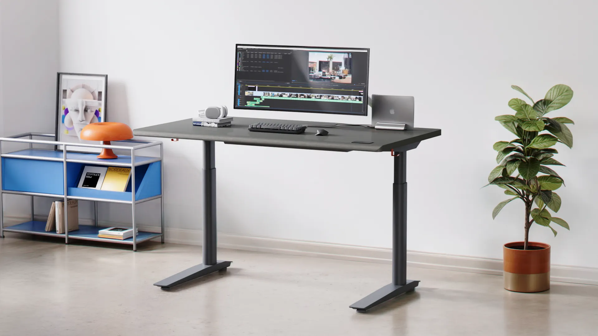 Autonomous SmartDesk 5 with Cable Management & Power Outlets