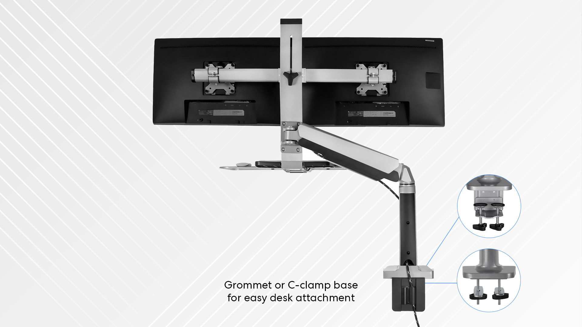 Mount-It Dual Monitor Stand Up Workstation: the easy sit-stand upgrade