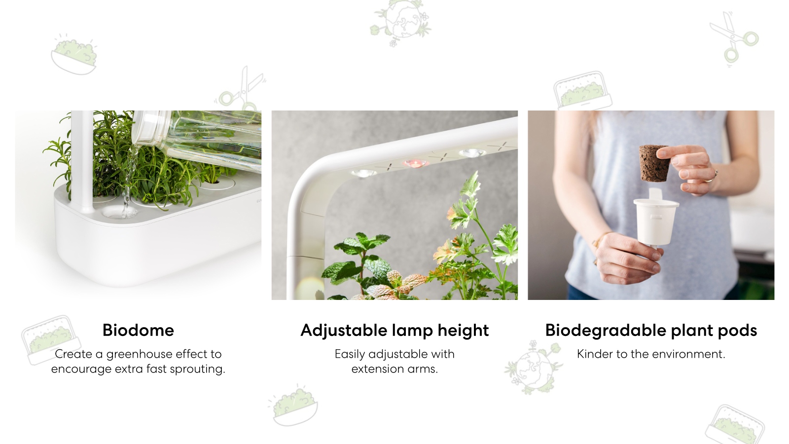 Click & Grow The Smart Garden 9 - Smart Indoor Gardening System.