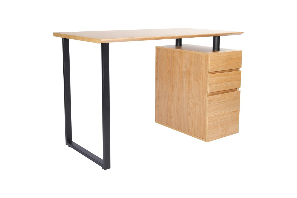 Trio Supply House Computer Desk with File Cabinet