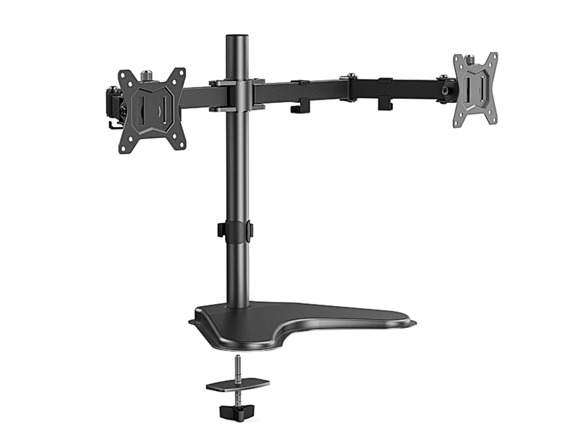 Motion Desk Stand for Dual Monitors 13" to 32"