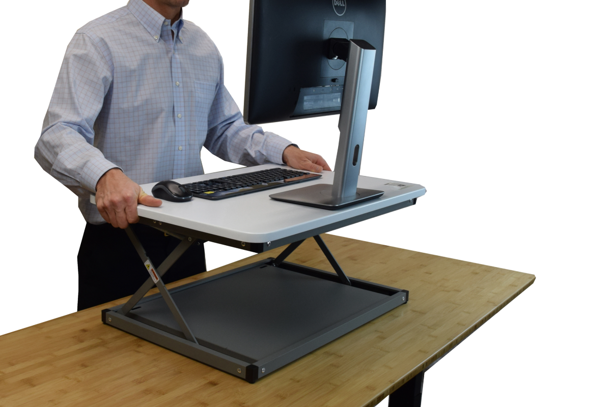 CHANGEdesk MINI Standing Desk Converter for Laptops Single Monitors