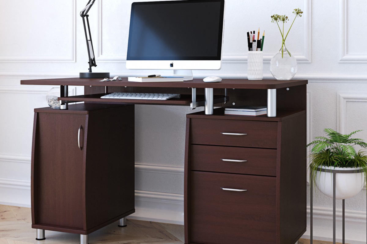 Techni Mobili Complete Workstation Computer Desk