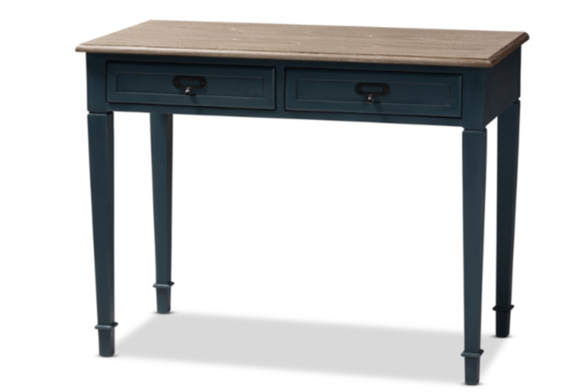 Skyline Decor Spruce Blue Accent Writing Desk