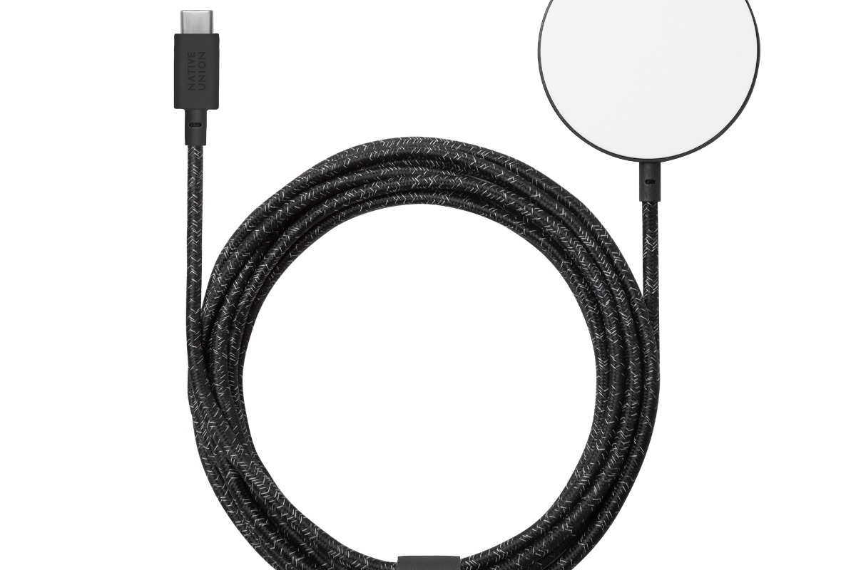 Native Union SNAP MAGNETIC WIRELESS CHARGER: WITH BUILT-IN USB-C CABLE
