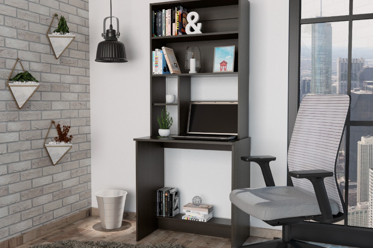 FM FURNITURE Sawgrass computer desk with Hutch