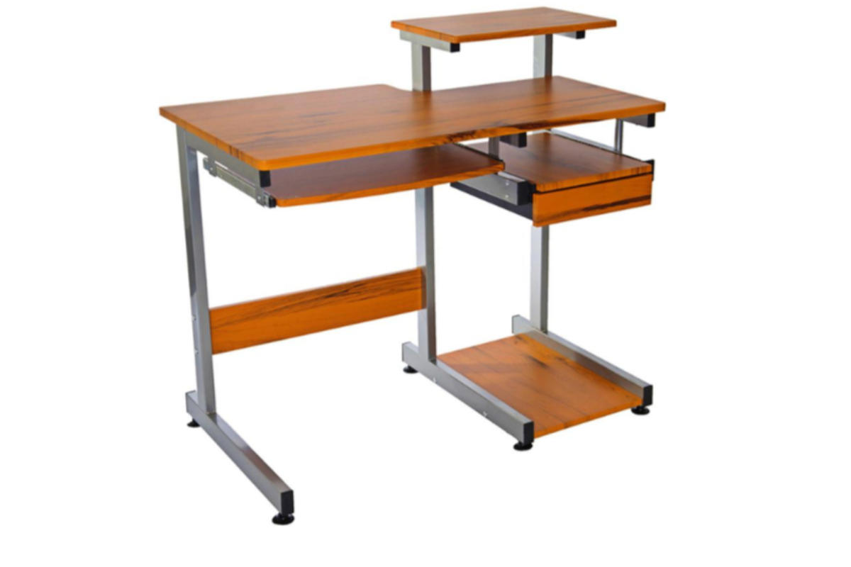 Trio Supply House Computer Workstation Desk Woodgrain trio-supply-house-computer-workstation-desk-woodgrain
