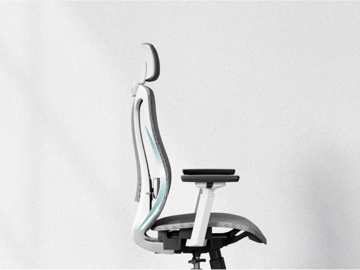 Logicfox Full Mesh Ergonomic Office Chair - Saddle Seat