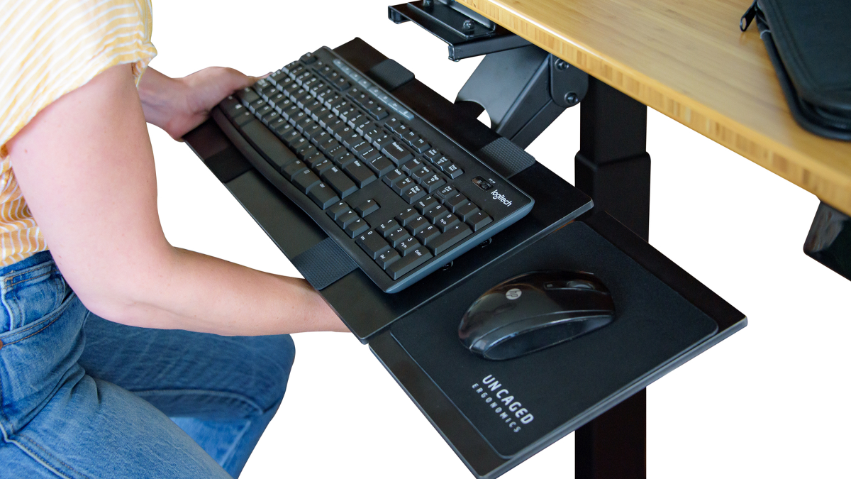 Ergonomic Keyboard And Mouse Tray