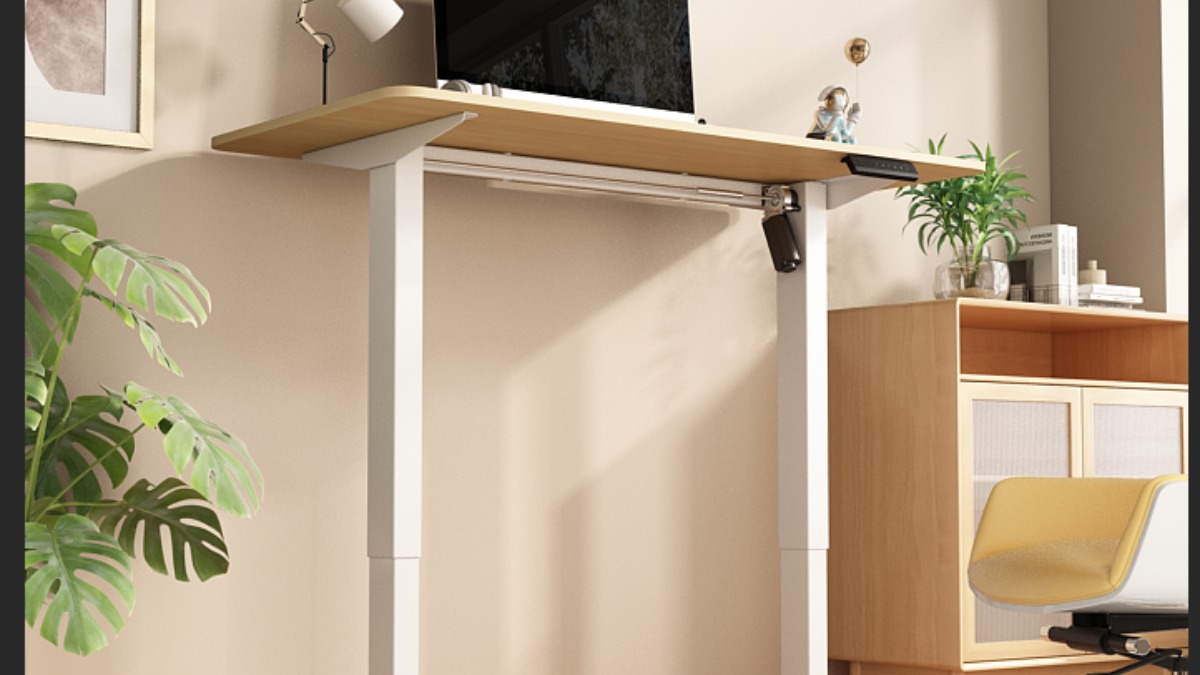 Aiterminal Standing Desk Frame Electric Height Adjustable Desk W