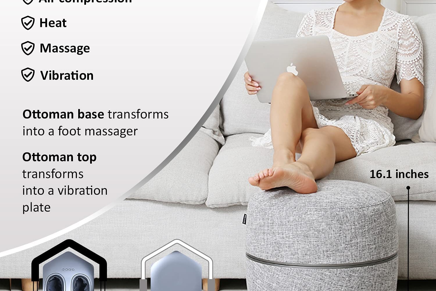 Pmt Ottoman Foot Massager By Ottossage
