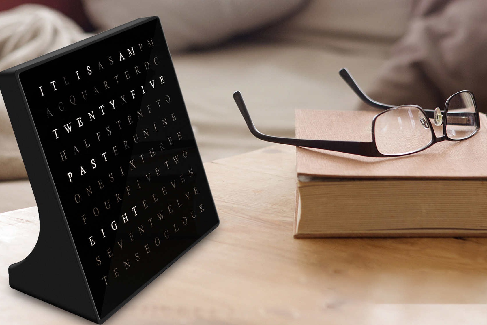 Alphabet clock timer