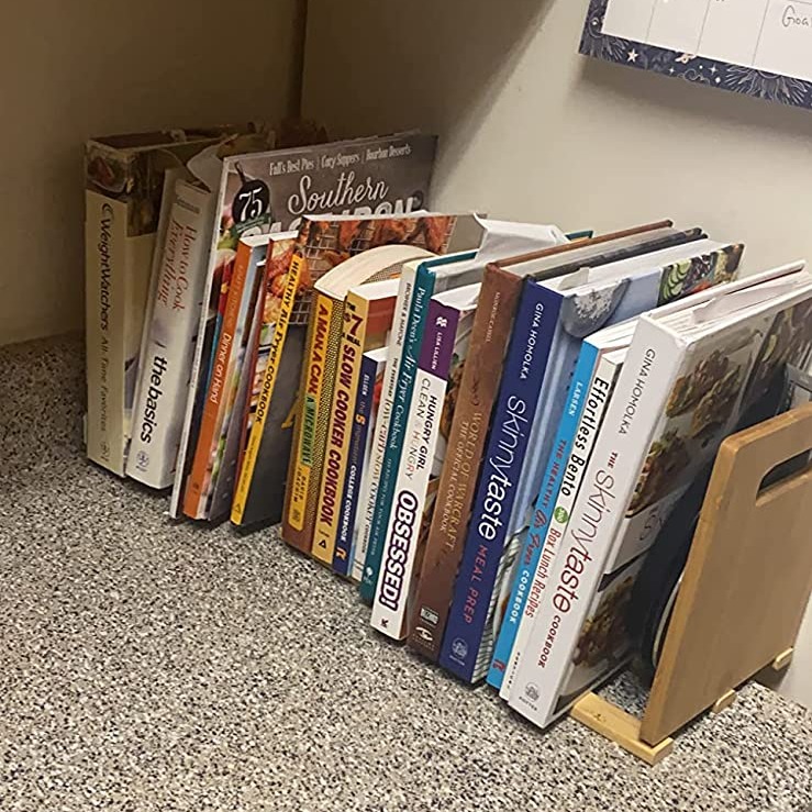 Maydear Extensible Desktop Book Rack: Adjustable Length