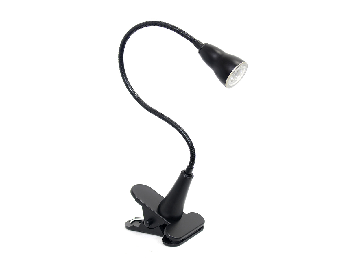 1W LED Gooseneck Clip Light Desk Lamp
