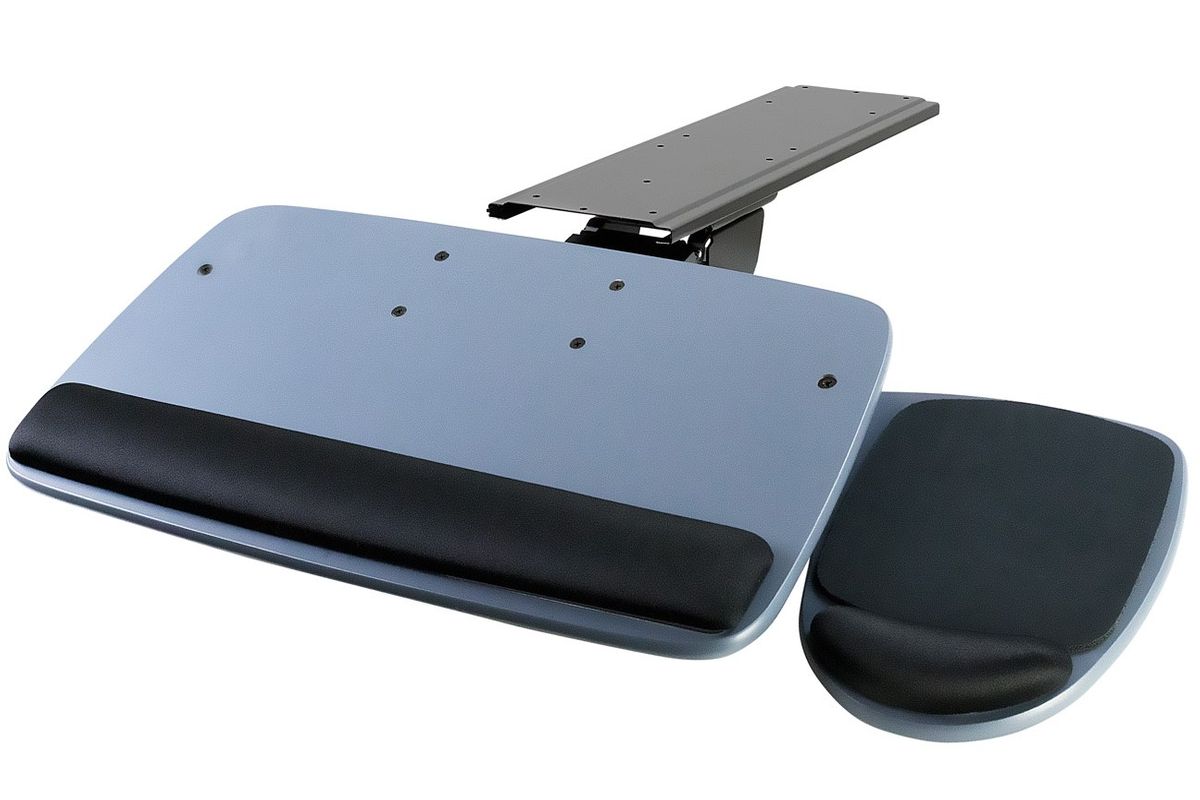 Mount-It! MI-7137 Under Desk Keyboard Platform With Wrist Rest Pad