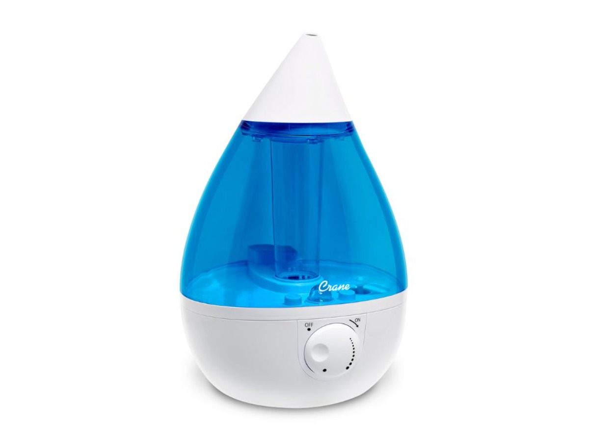 Drop Cool-Mist Humidifier, 1 Gal. - Blue & White