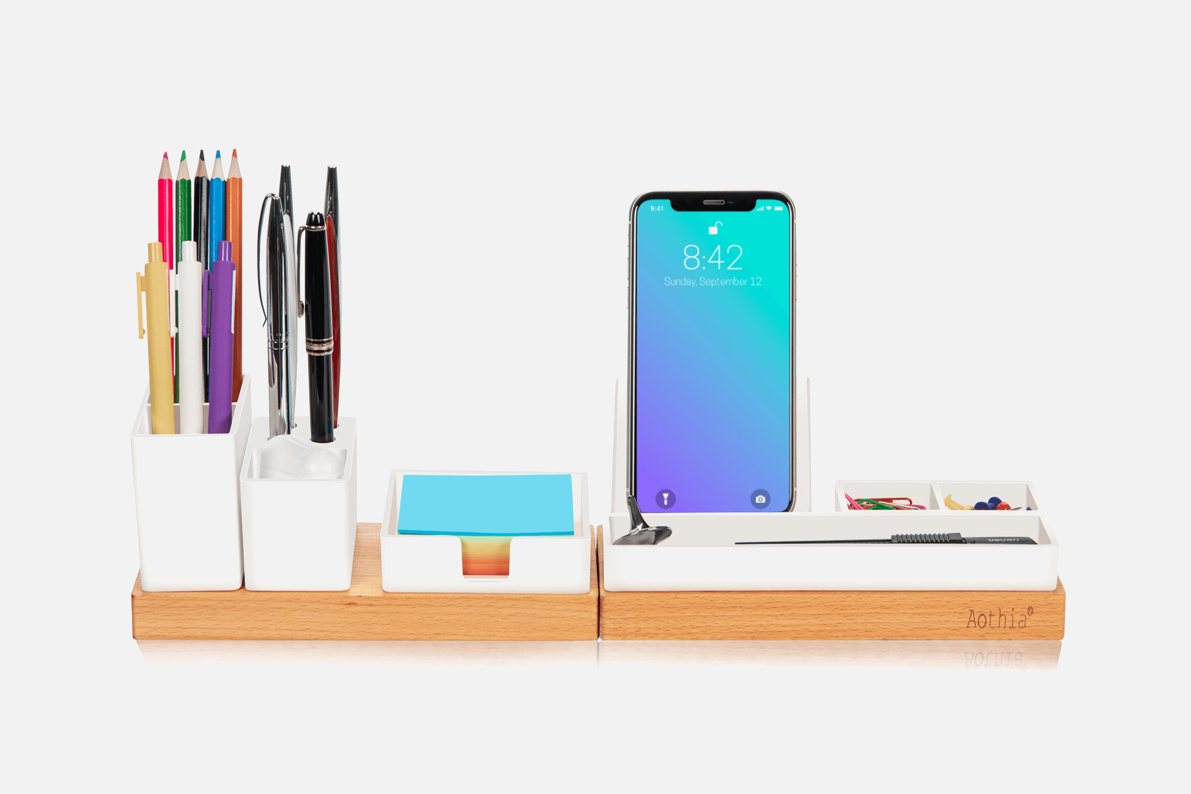 AOTHIA Magnetic Desk Organizer