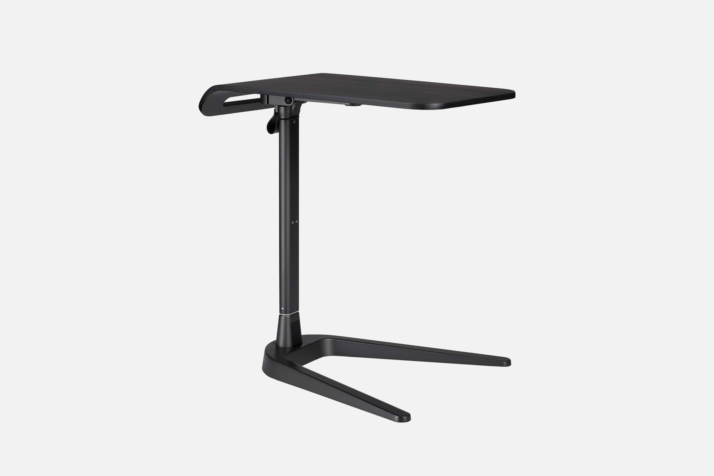 Adjustable folding table for laptop store